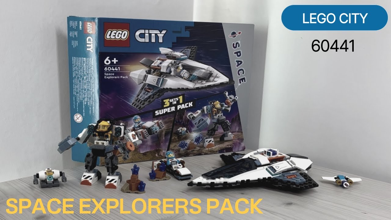 LEGO CITY 60441 SPACE EXPLORERS PACK put together review - YouTube