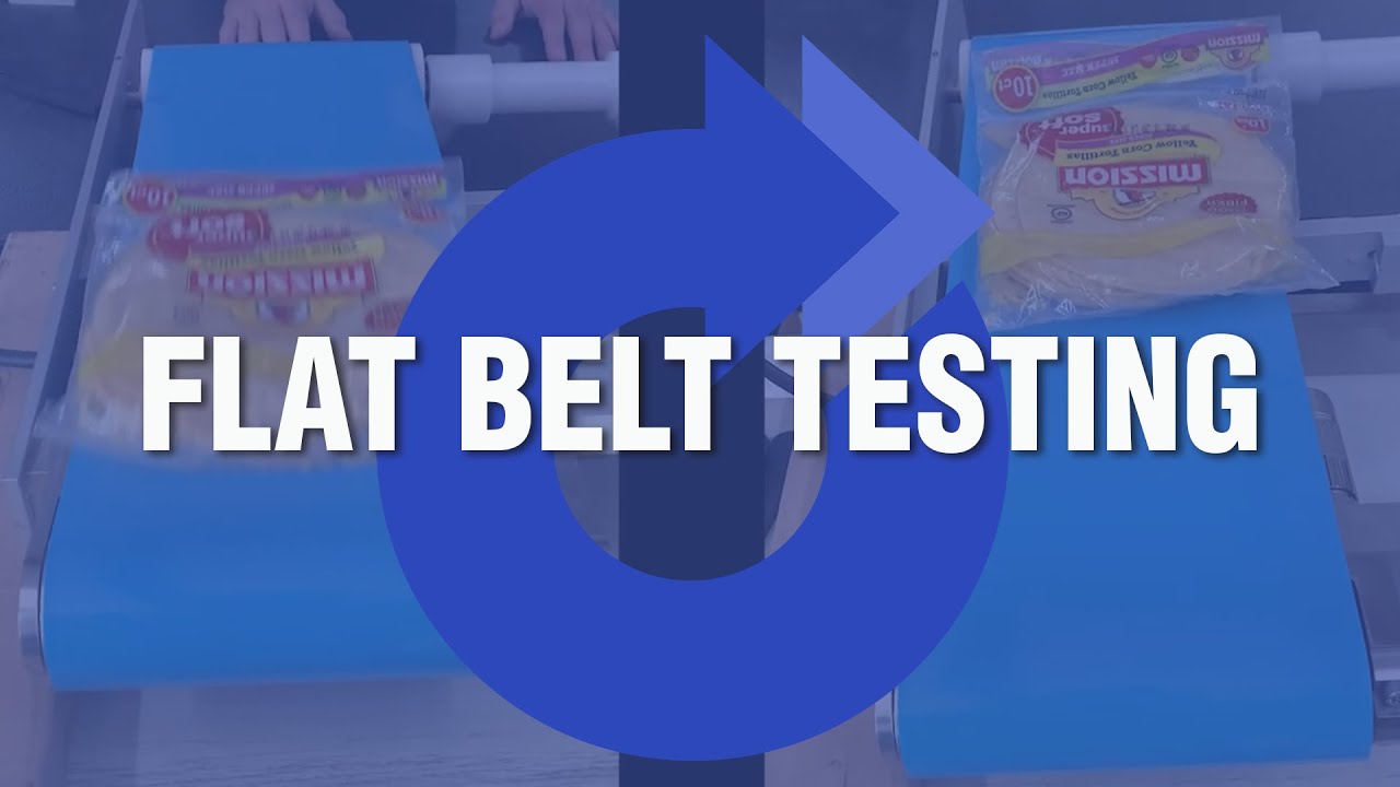 Flat Belt Testing - YouTube