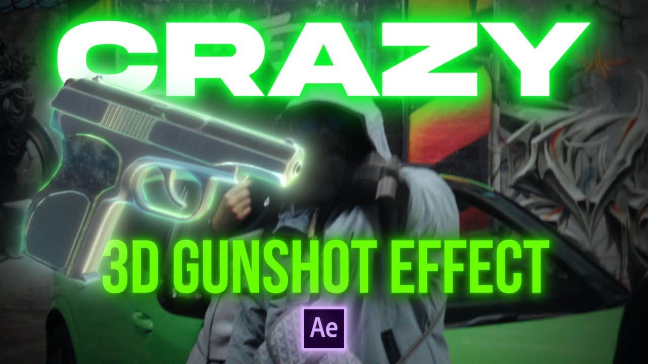 How to Create a CRAZY 3D GUNSHOT Effect! (After Effects Tutorial) - YouTube