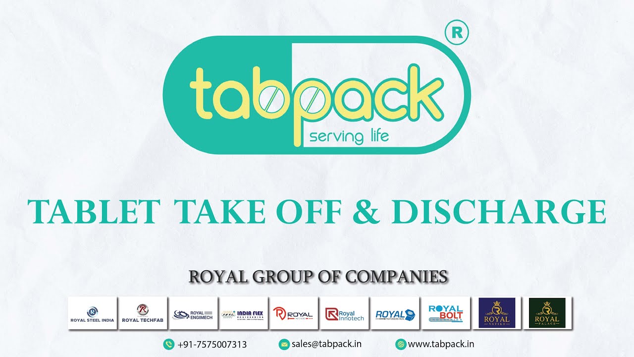 Tablet Take off & Discharge - YouTube
