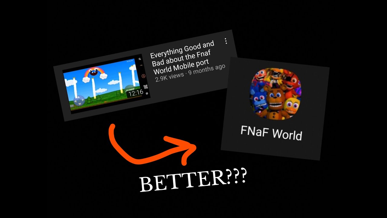 Another FNaF World Mobile Port that's ACTUALLY Fan-Made...... - YouTube