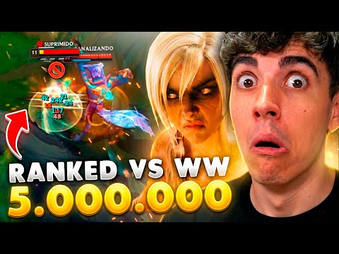 😱¡WTF! ¡ME ENFRENTO al *OTP WARWICK 5.500.000 MAESTRIA* en MI RANKED en MASTER y ES UNA LOCURA!