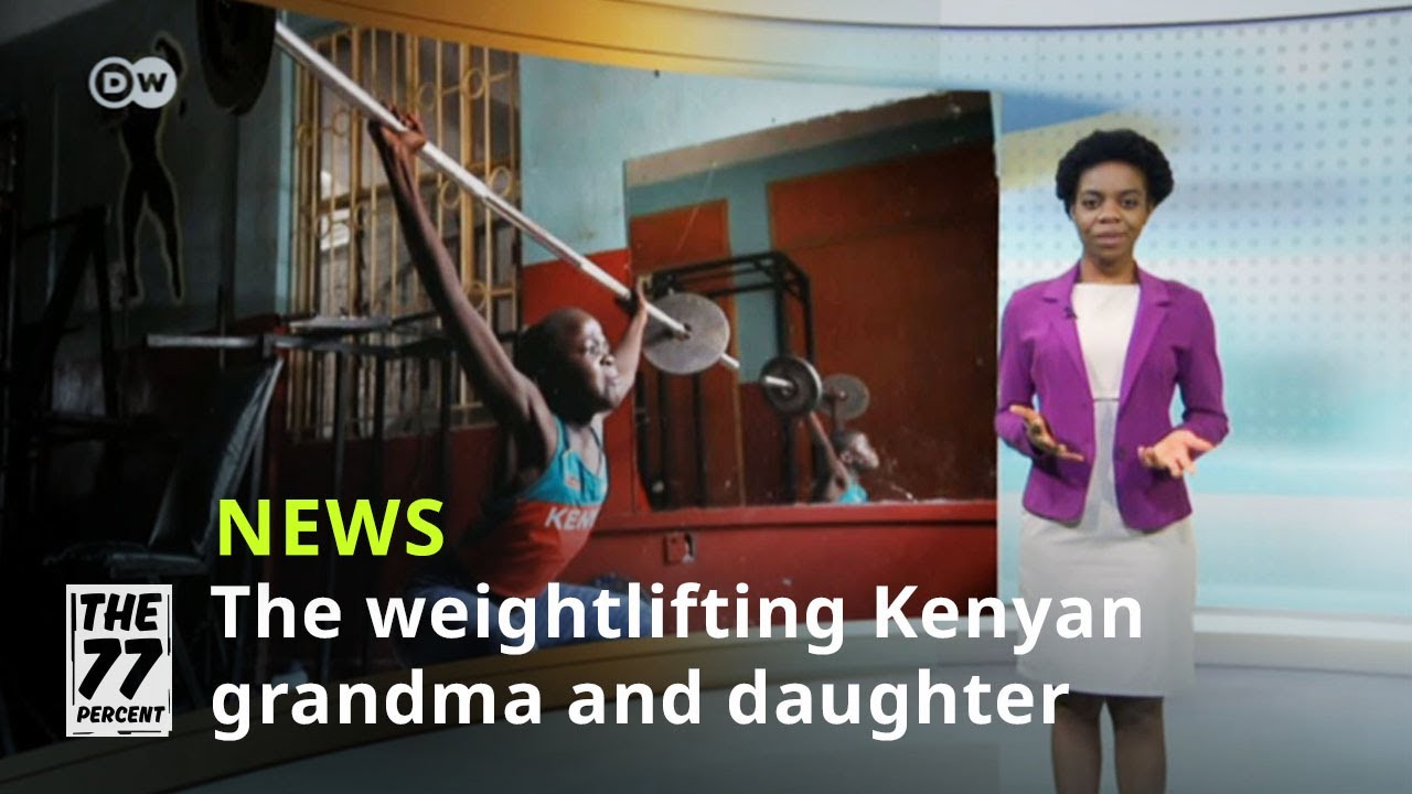 Kenya's weightlifting Olympian Mercy Obiero training her granddaughter ...