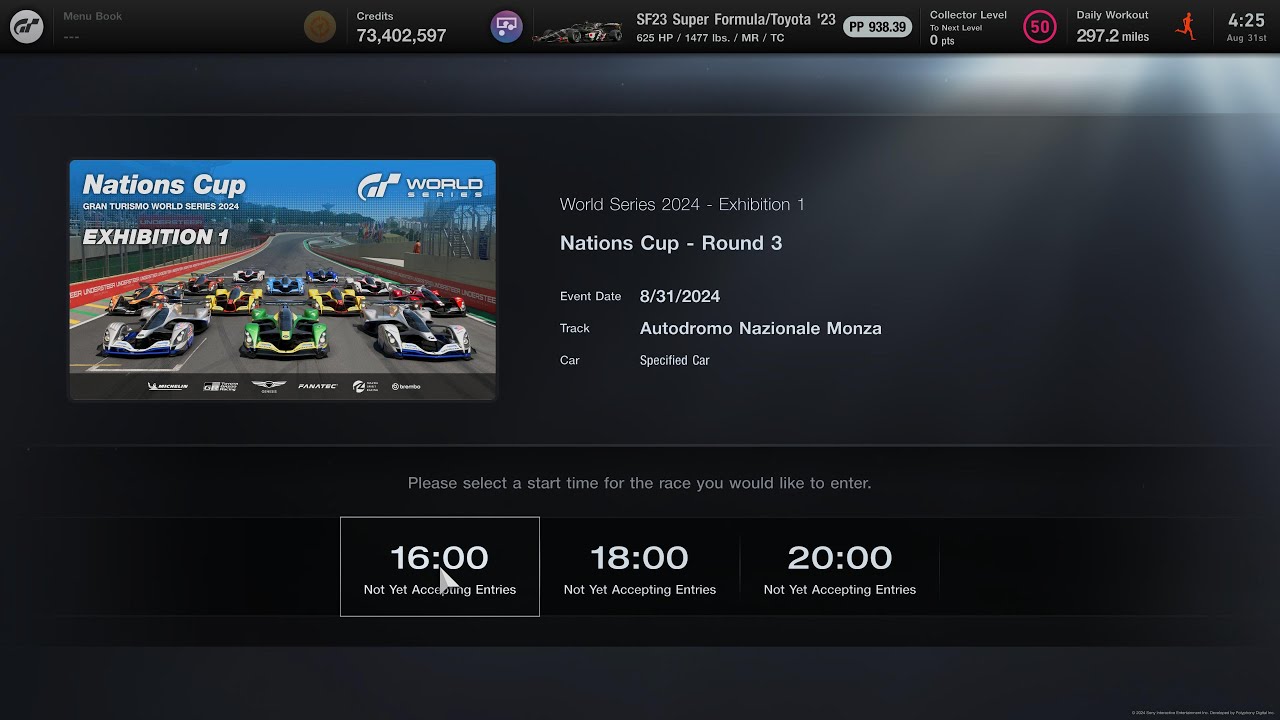 Gran Turismo 7 PSVR2 RL9010 GT1 Super Formula @Monza...20 laps! - YouTube