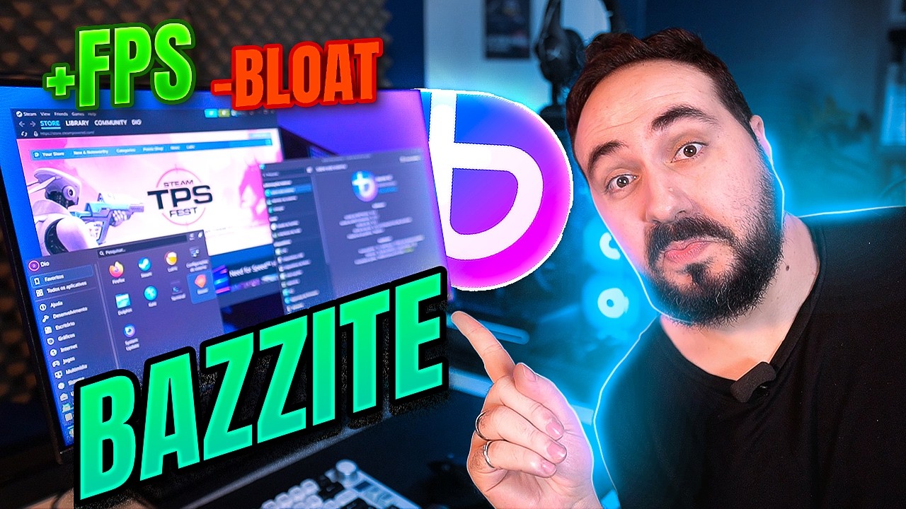 O Linux para PC GAMER feito para substituir* o Windows - Bazzite - YouTube
