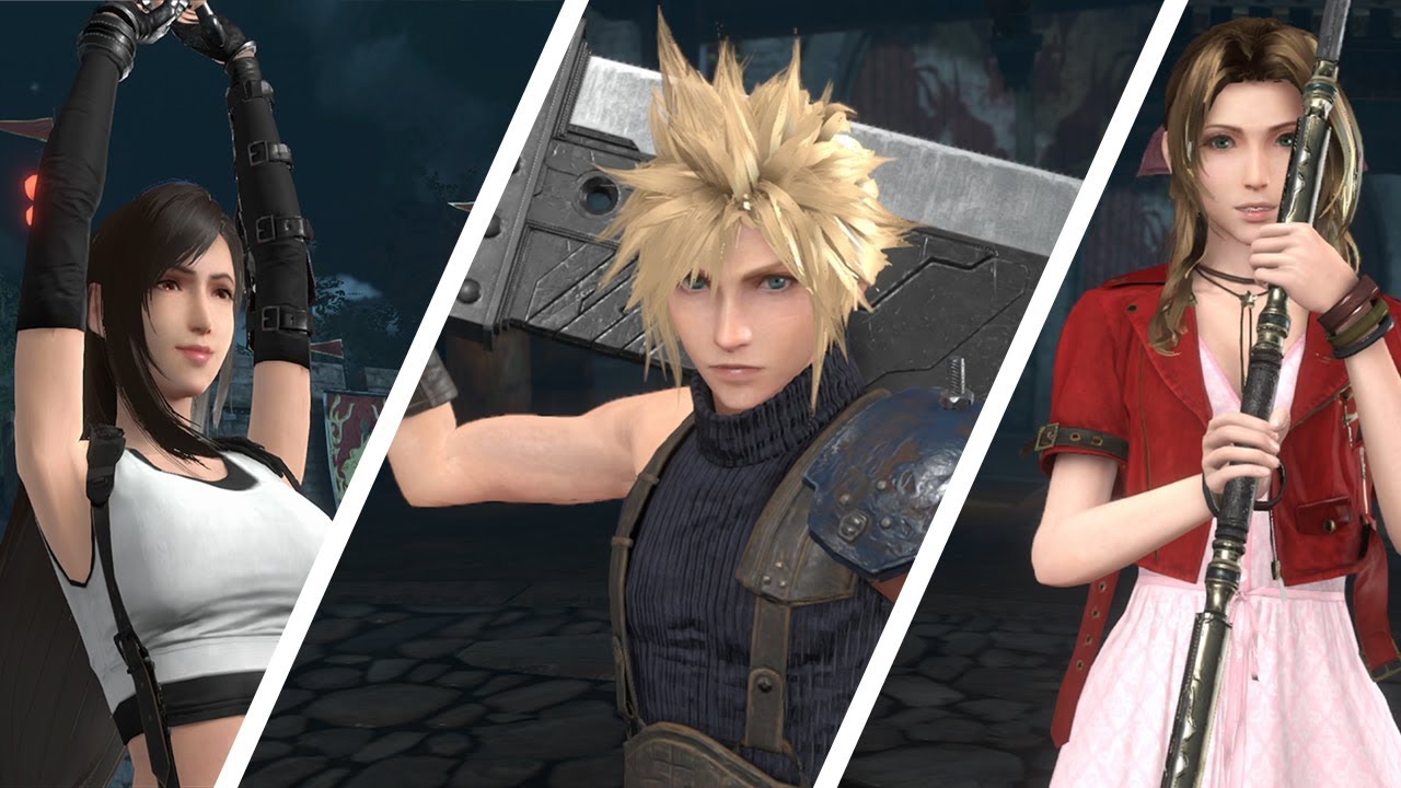 FF7 Ever Crisis: All Character Victory Poses | Fanfare - Base Roster ...