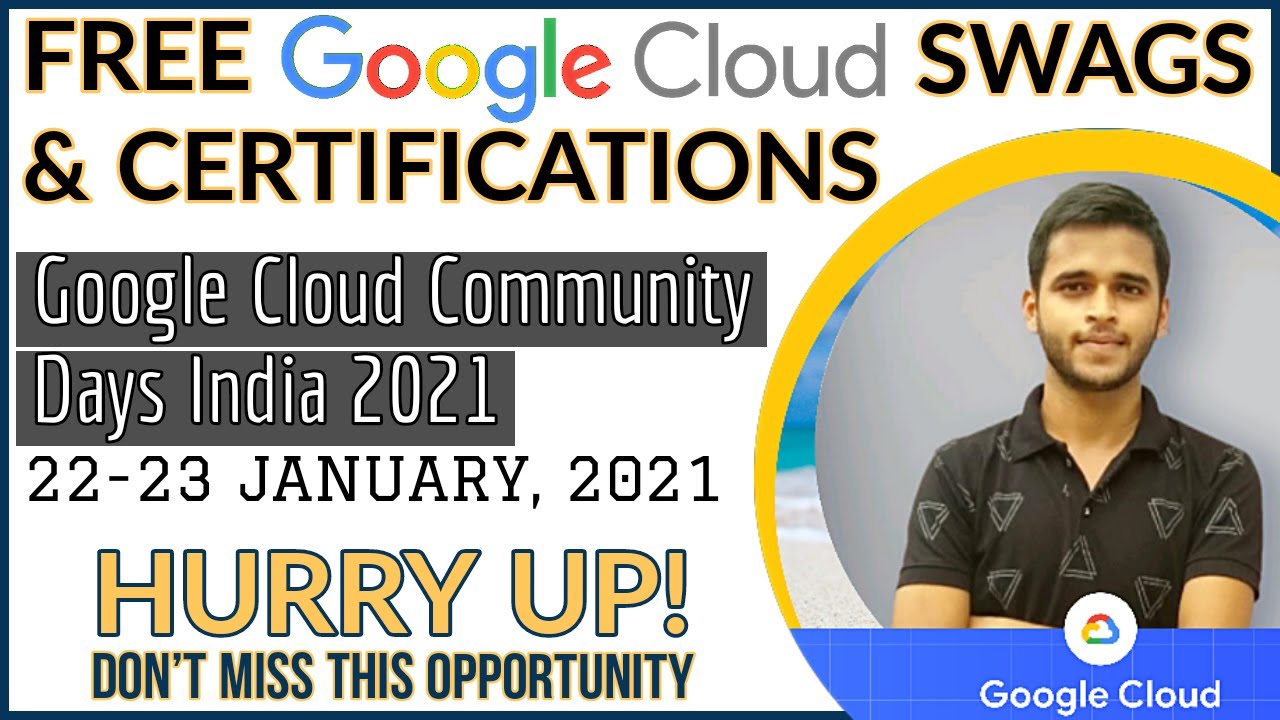 Google Cloud Community Days India | Free Amazing Google Cloud SWAGS🔥 ...