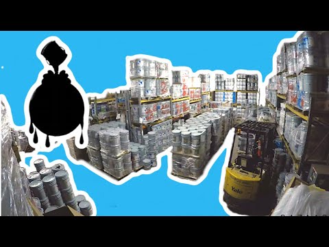 Commercial Paint Store Warehouse Time Lapse | 24 HOURS | 4K - YouTube