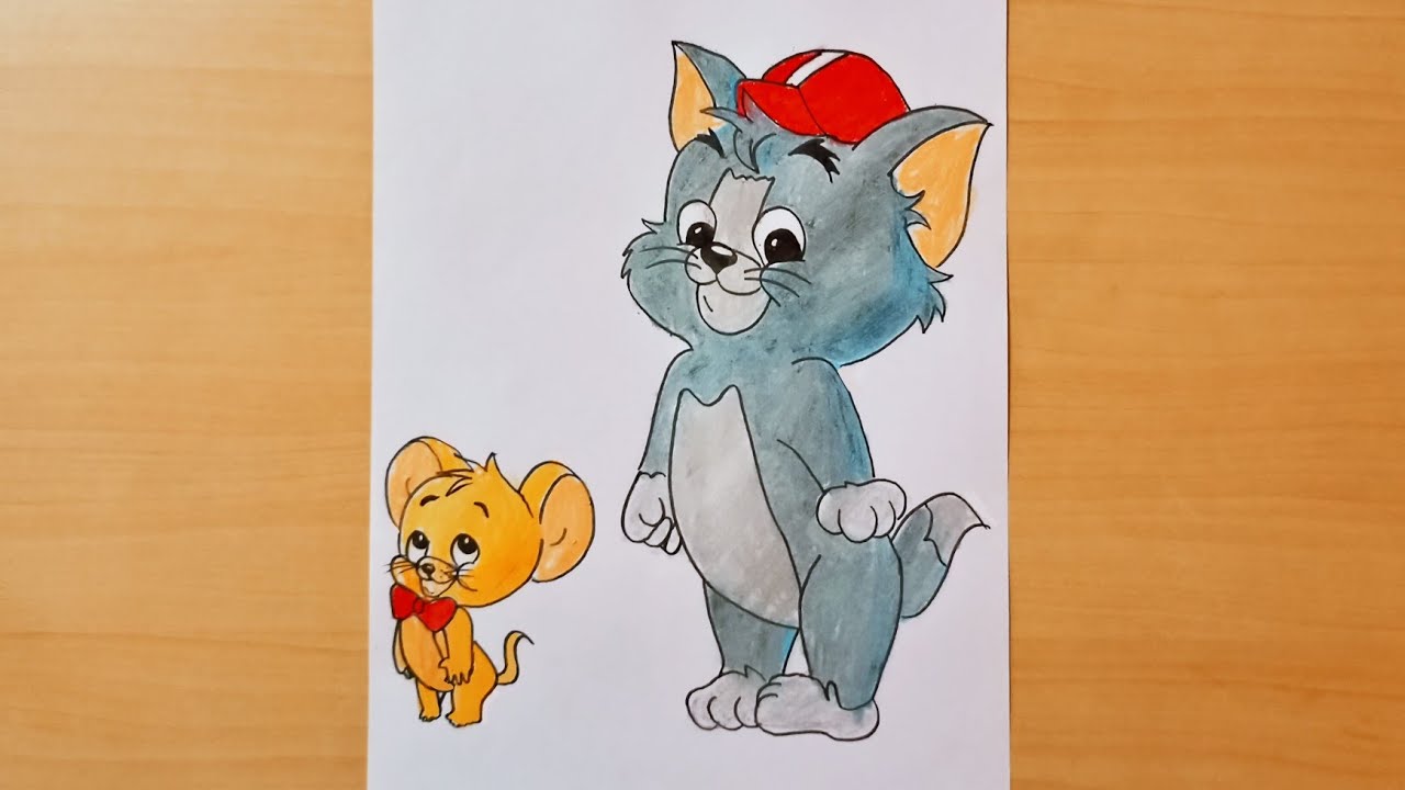 How to draw baby Tom and Jerry || Tom&Jerry Drawing - YouTube