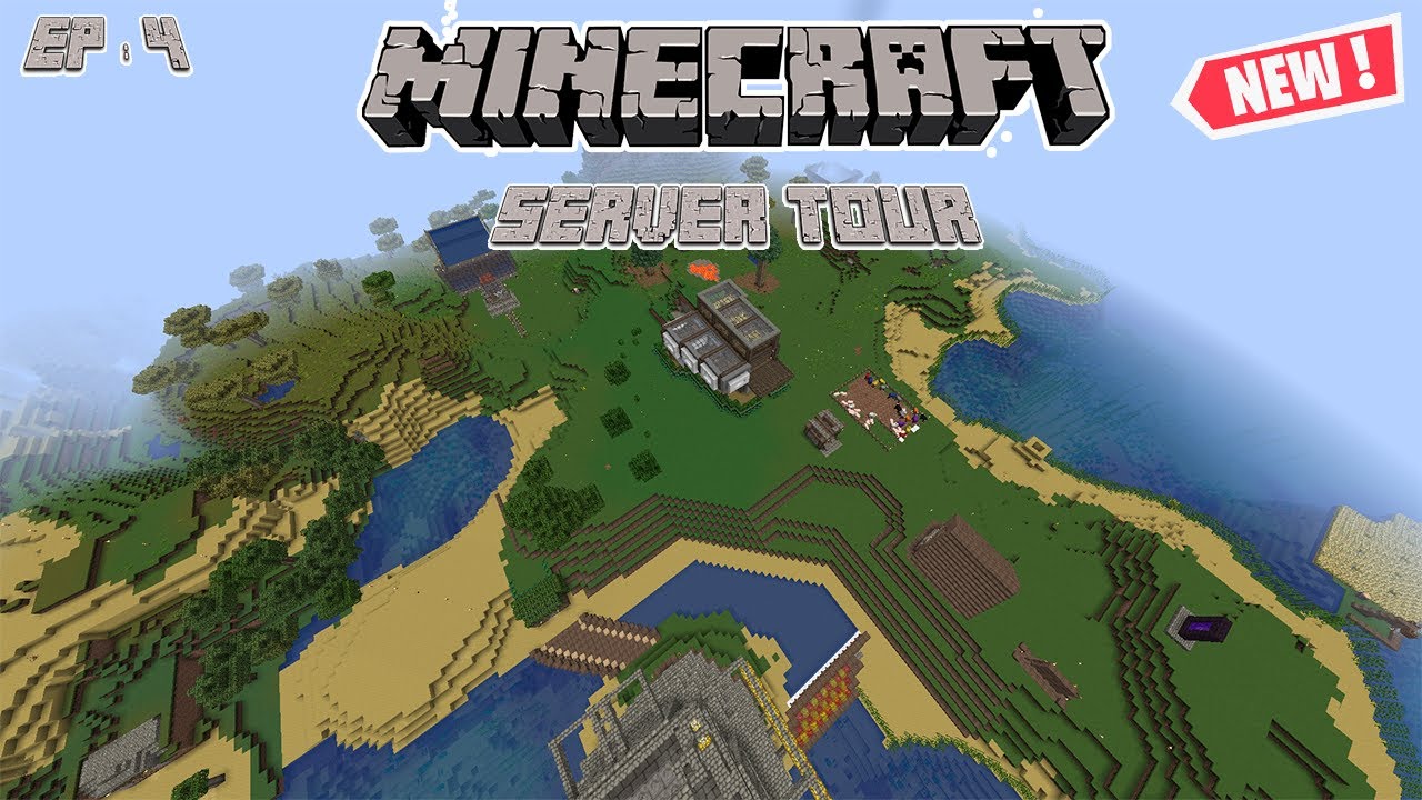 HUGE Minecraft Server Tour *All Vanilla Minecraft* EP - 4 - YouTube