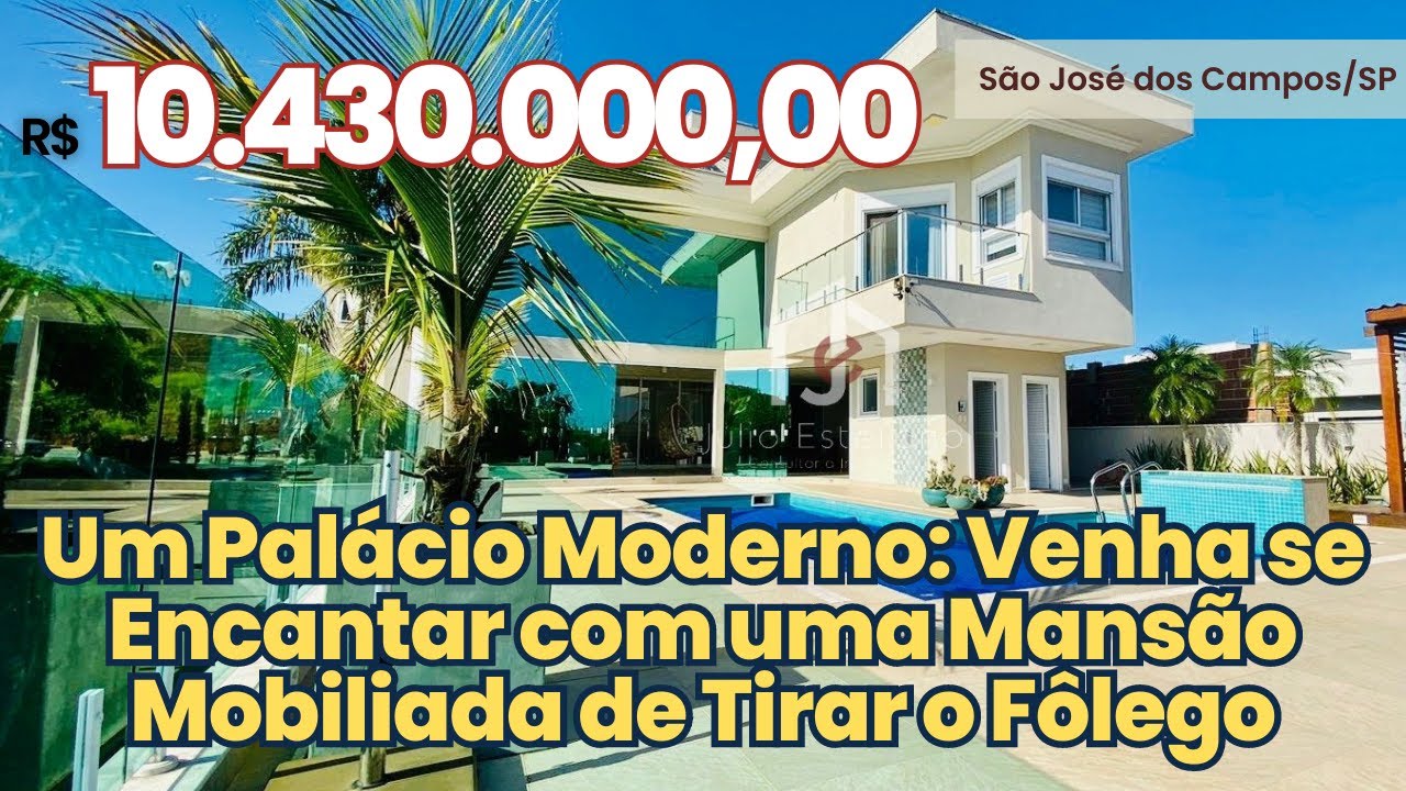 Um Palácio Moderno: Mansão em São José dos Campos #14960 - YouTube