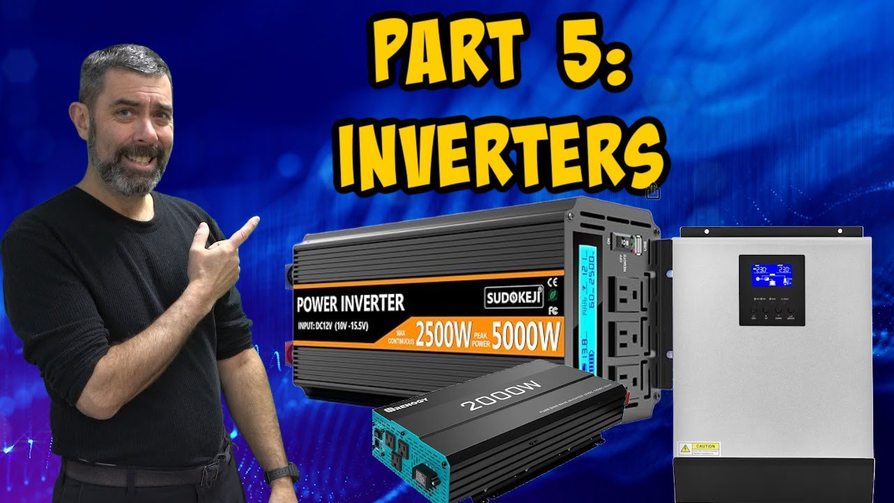 A Beginners Guide To Solar Power Part 5: Inverters, How to make 120 (or ...