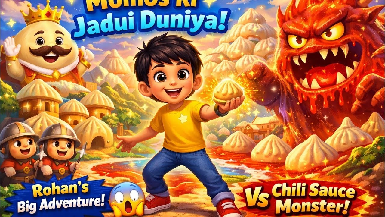 Momos Ki Jadui Duniya | Magical Momos World Kids Story | Amazing Kids ...