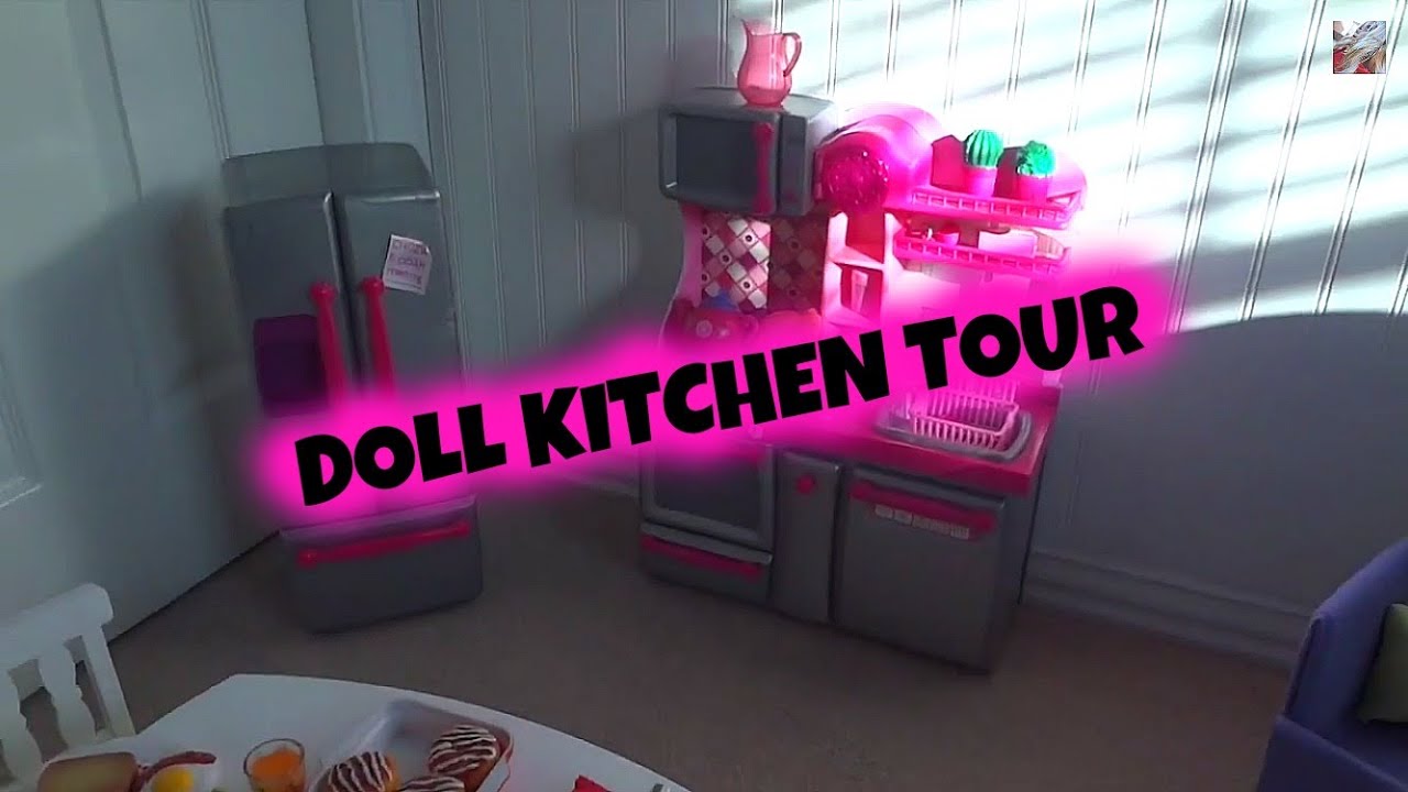 Doll Kitchen Tour - YouTube