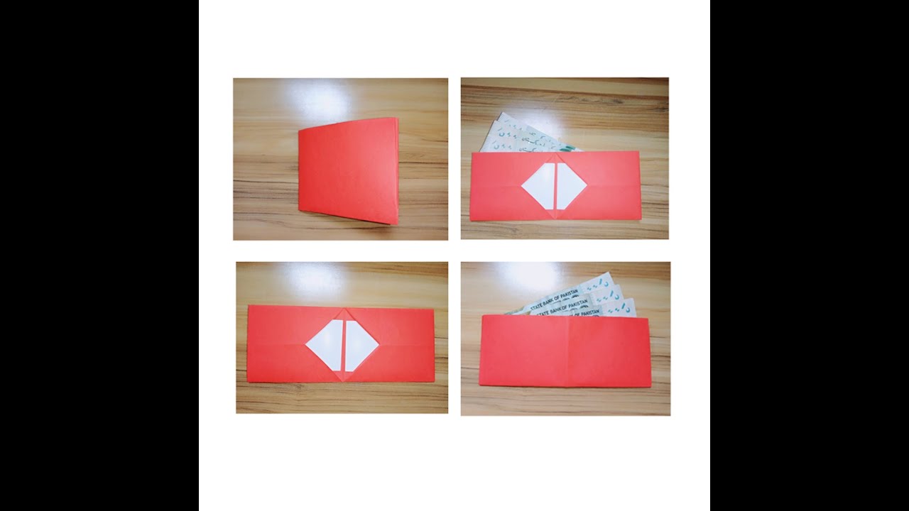 How to make a Paper Wallet /Origami Wallet /Easy Wallet - YouTube