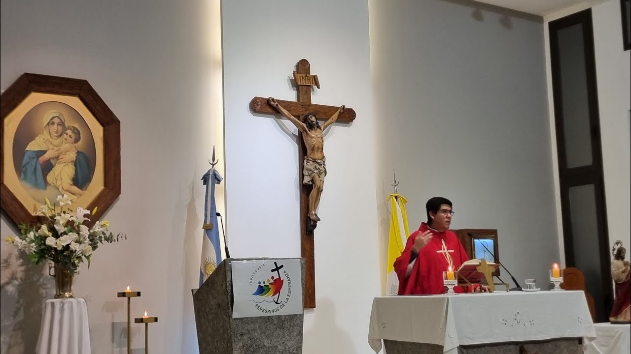 Santa Misa 19hs - Santos Pedro y Pablo - P. Marcos Lopez SDB - YouTube