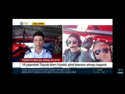 En genç personelimiz Kaptan Toprak Mert Yürekli ile Ntv Haber Röportajı ...
