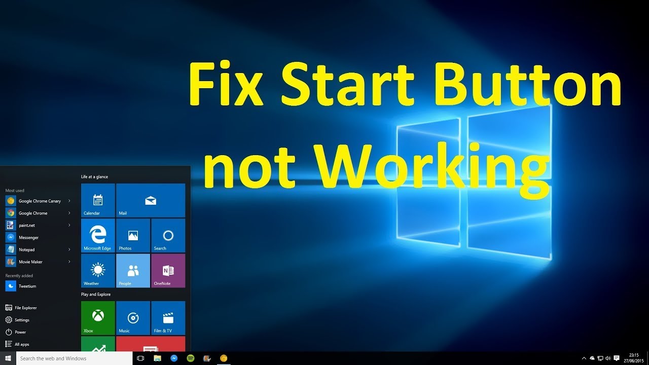 How To Fix Start Menu Not Working On Windows 10 YouTube how-to-fix-start-menu-not-working-on-windows-10-youtube