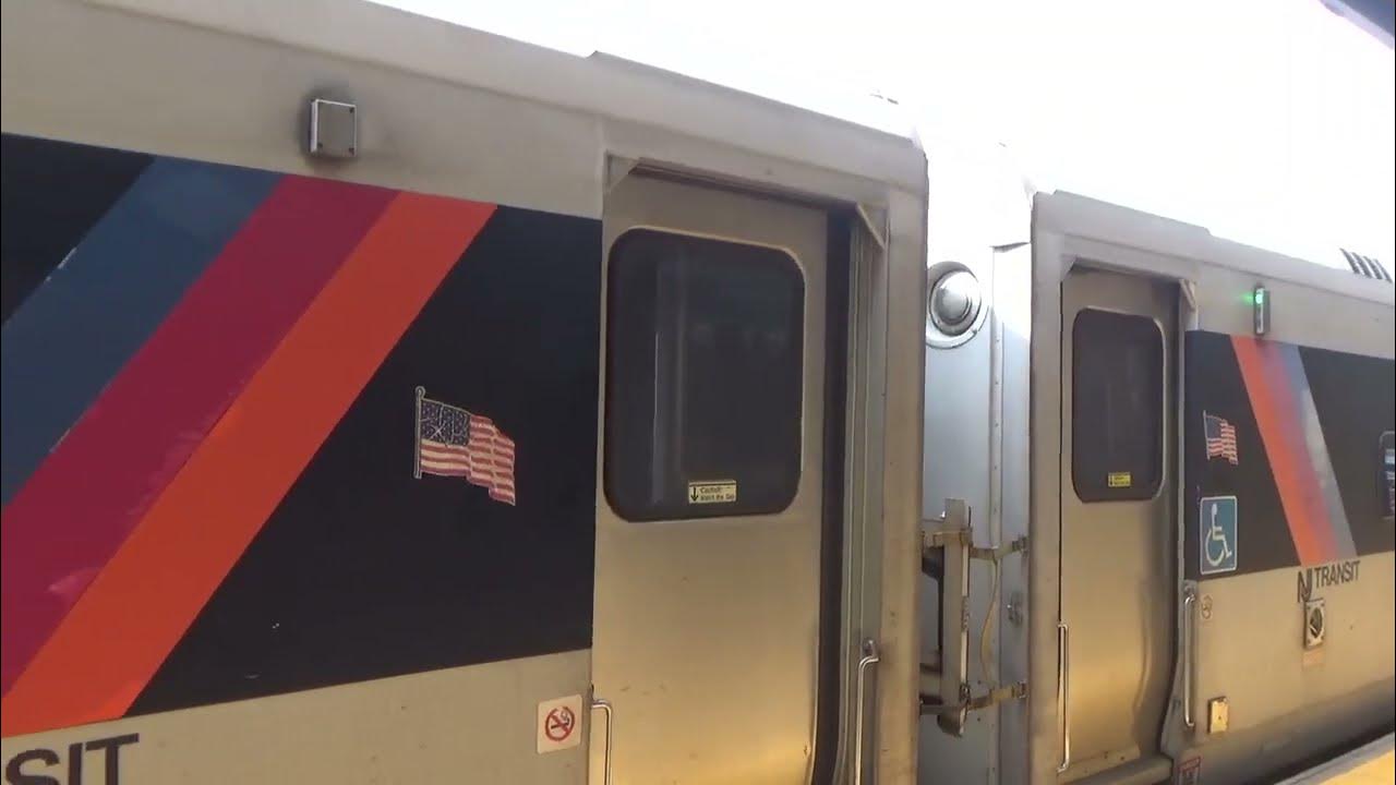 NJ Transit Northeast Corridor Line Eastbound Train with ALP45-DP and Comets at Princeton ...