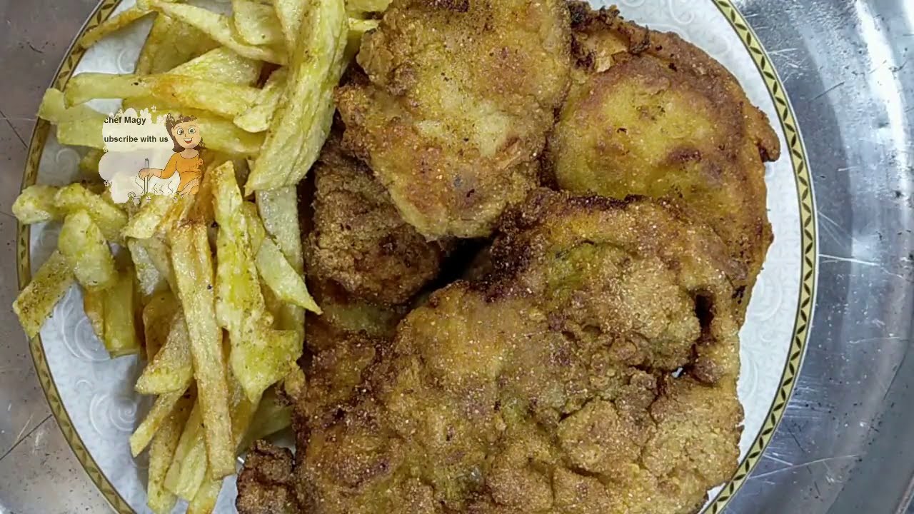 how to cook chicken panne / breaded fried chicken breast - YouTube