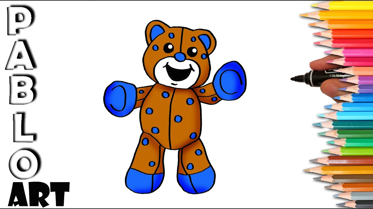 How to draw Bobbin bear from Threads Everland | Learn to Draw step by ...