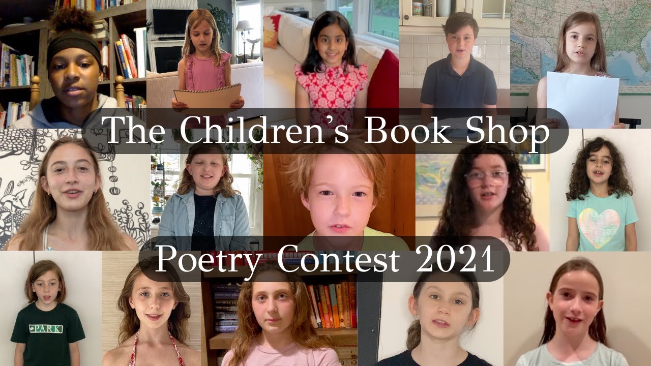 The Children's Book Shop Poetry Contest 2021 - YouTube