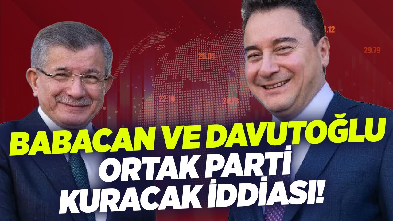 Ali Babacan ve Ahmet Davutoğlu Ortak Parti Kuracak İddiası! | Yaşar ...