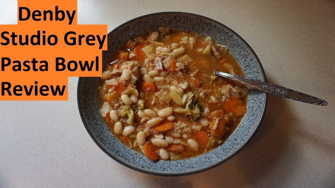 Denby Studio Grey Pasta Bowl Set Review - YouTube