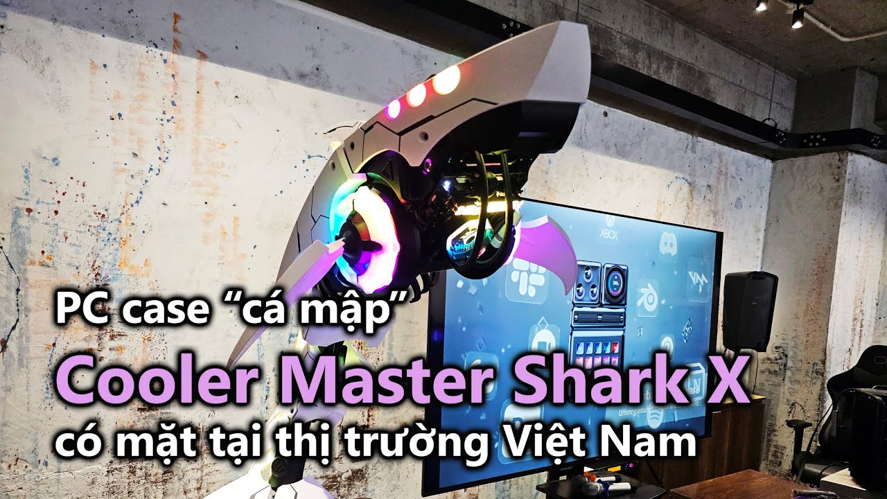 PC case “cá mập” Cooler Master Shark X giá 94 triệu đồng có mặt tại thị ...