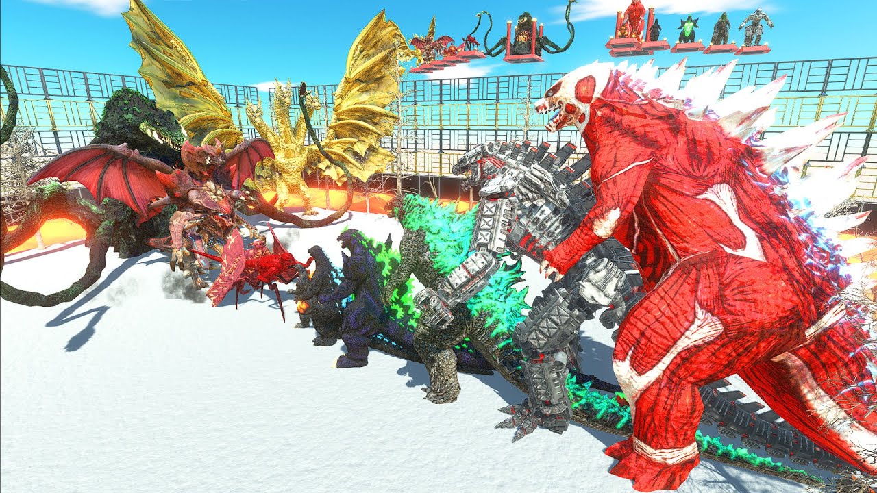 GROWING UP KAIJU MONSTER x BIOLLANTE vs GROWING EVOLUTION of GODZILLA 2014 TITAN in LAVA BATTLE ...