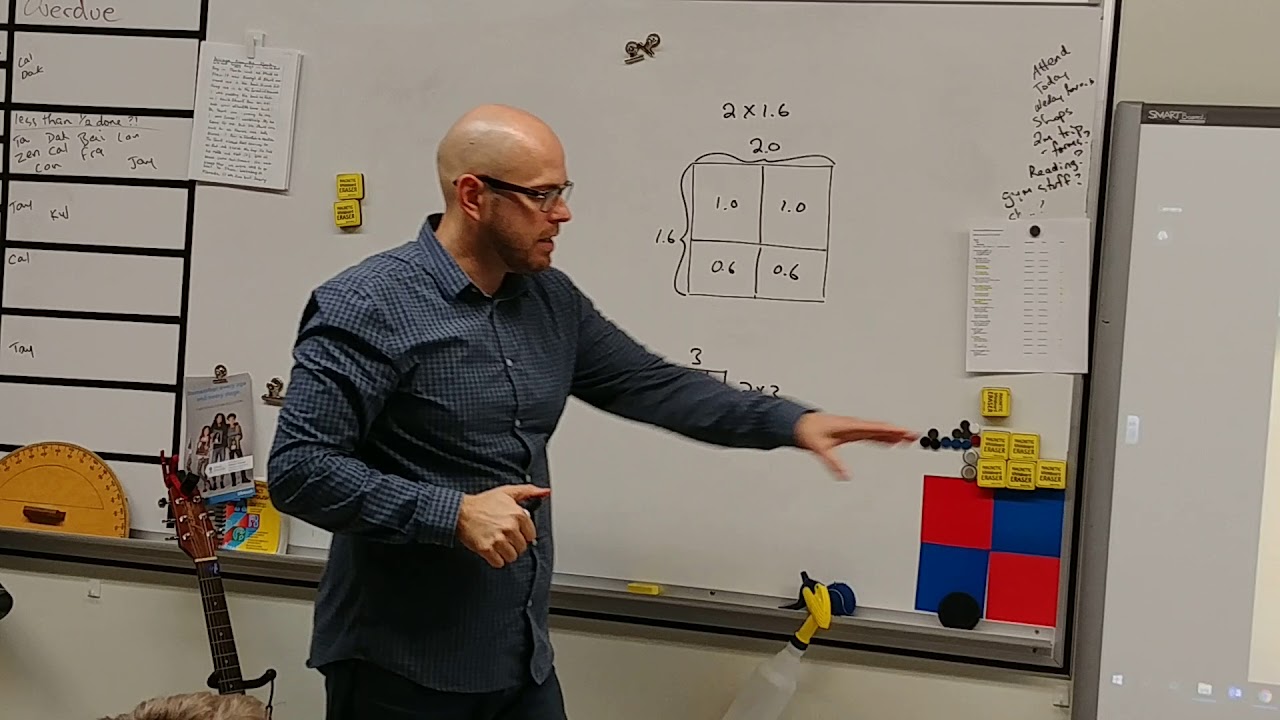 Grade 7 math - multiplying decimals - 3.4 - YouTube