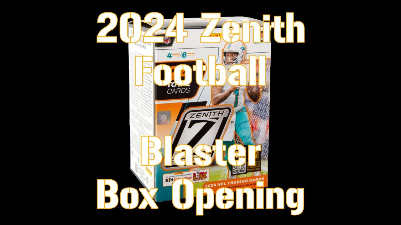 2024 Zenith Football Blaster Box Opening - 1 Guaranteed Hit! - YouTube