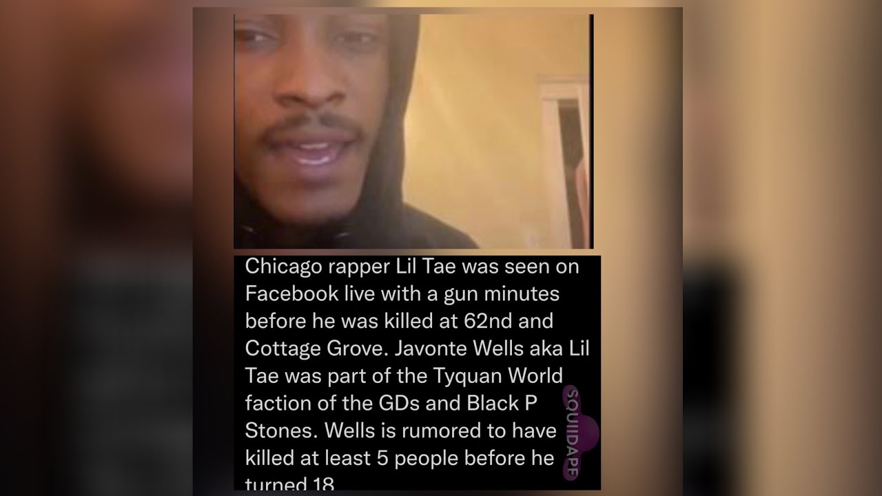 TW LIL TAE WAS ON FB LIVE WITH GUN MINUTE BEFORE DEATH, RUMORED TO HAVE ...