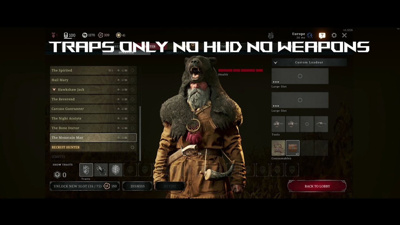Traps only 🤪no Hud no weapons - YouTube