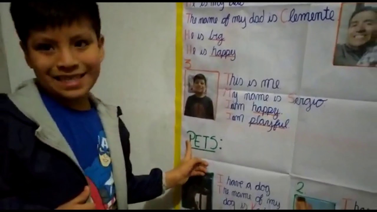 2ND GRADE / MY ENGLISH PROJECT! /2ND PART - YouTube