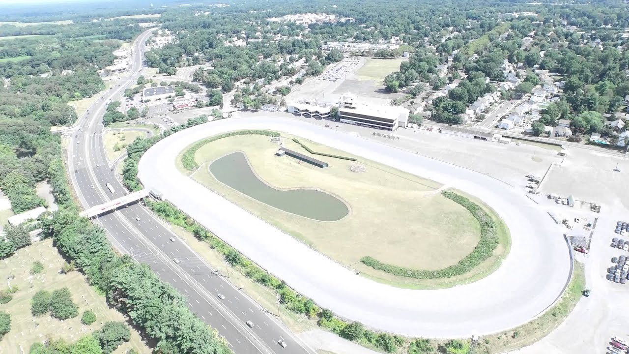 Freehold Raceway Racetrack Flyover - YouTube