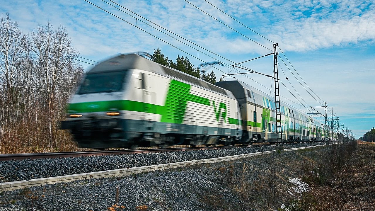 Finnish Trains in Seinajoki 20/04/23 4K UHD - YouTube