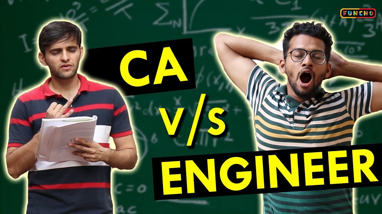 CA vs ENGINEER | Funcho Entertainment | Shyam Sharma | Dhruv Shah - YouTube