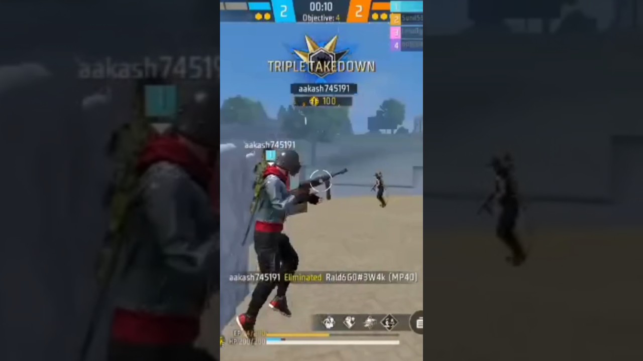 ff sort video 1 vs 4....#ffshorts #freefire #1vs4 #explore #explorepage ...