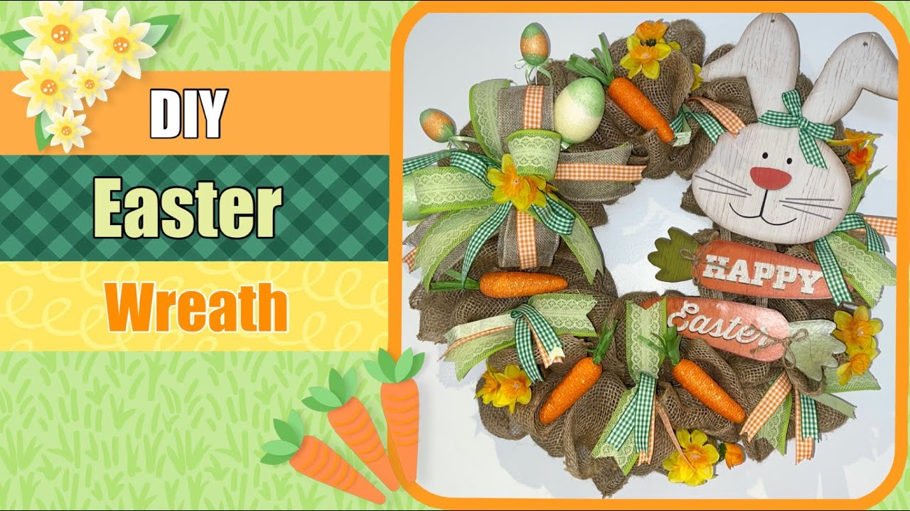 🐣 Easter DIY: Easter Wreath - Spring Décor Ideas - YouTube