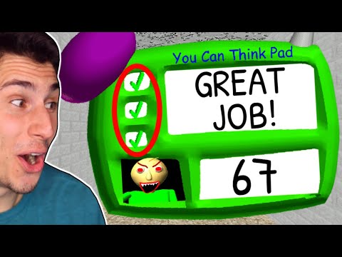 I Solved Baldi's IMPOSSIBLE Question... Then He Did This!