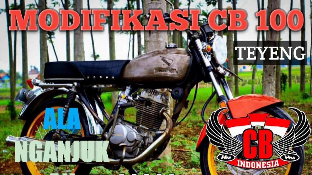 MODIFIKASI CB 100 TEYENG MINIMALIS, SIMPEL, ELEGAN feat BABEH_GERAGE # ...