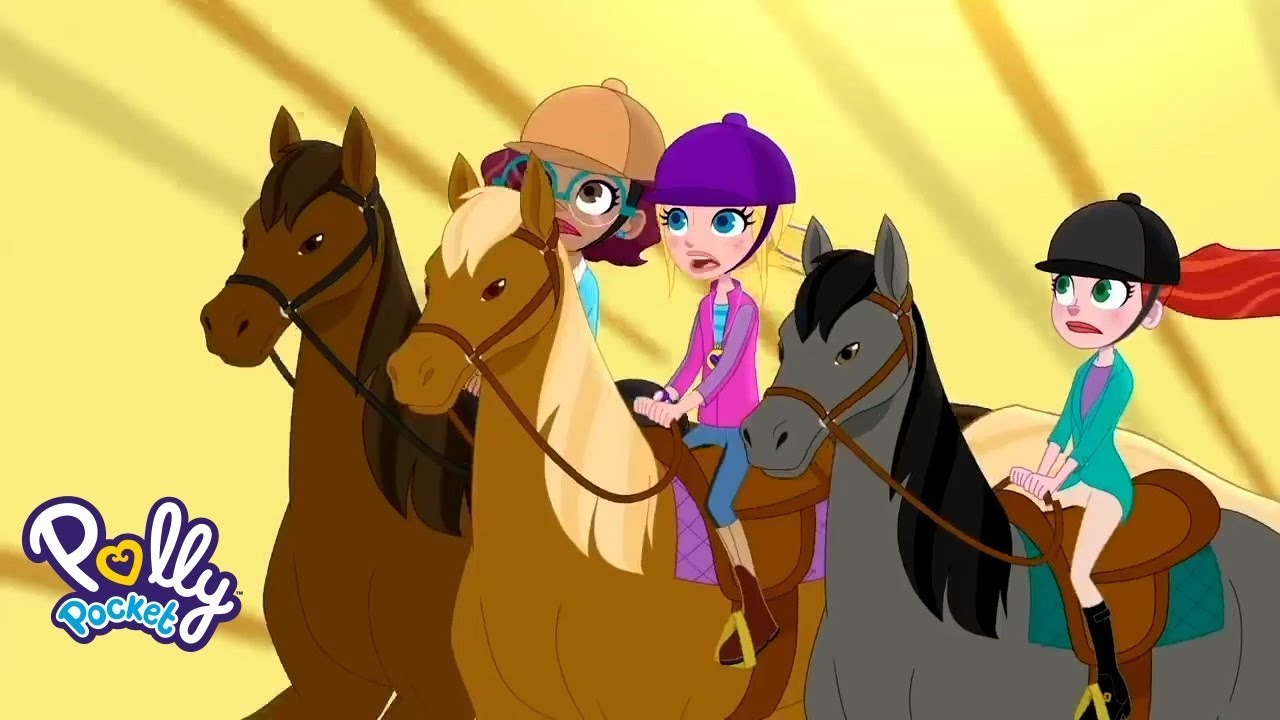 Horse Adventures | Polly Pocket | Cartoons for Kids | WildBrain ...