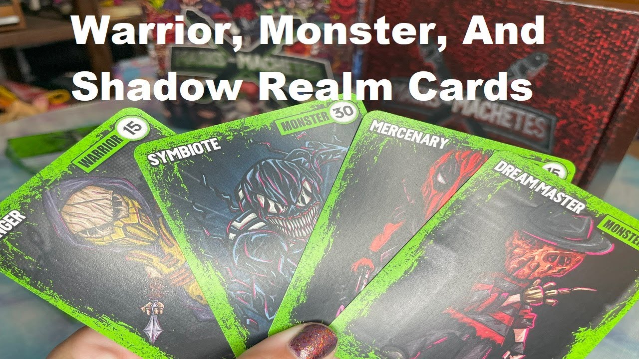 The New Mask & Machetes Card Game (Warrior, Monster, And Shadow Realm ...