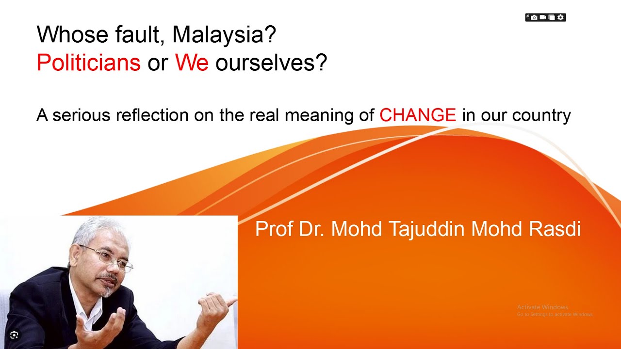 Whose fault, Malaysia? A serious reflection on the real meaning of ...