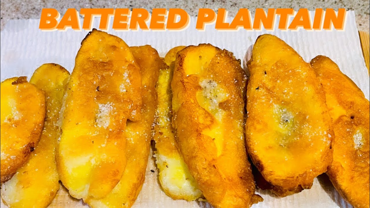 BATTERED SWEET PLAINTAIN || Easy Plantain Banana Recipe @mrs ...