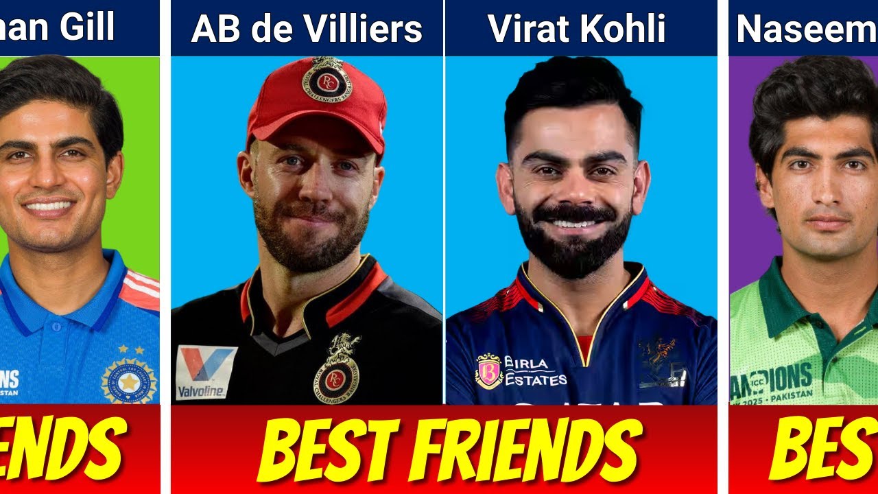 Real Life Best Friends in Cricket - YouTube