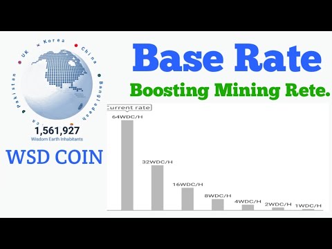wisdom Earth coin Base Mining Rate - YouTube