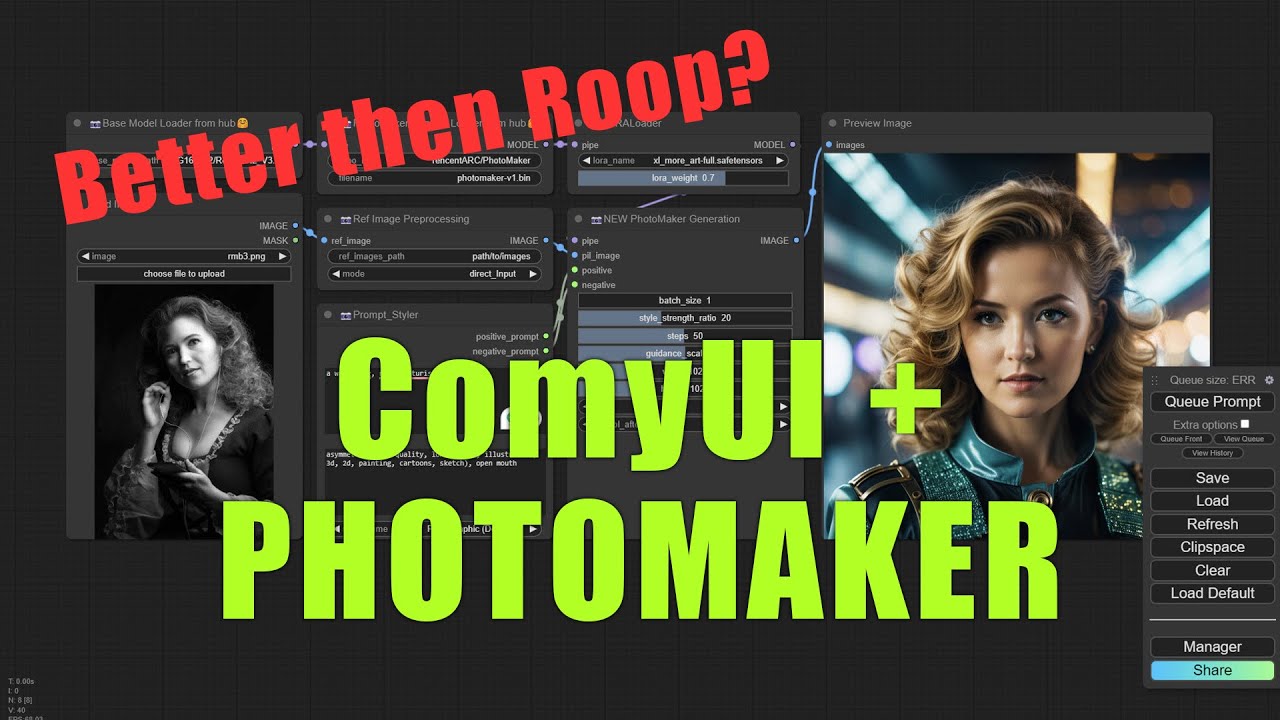 Best Faceswap AI? Photomaker and ComfyUI. - YouTube