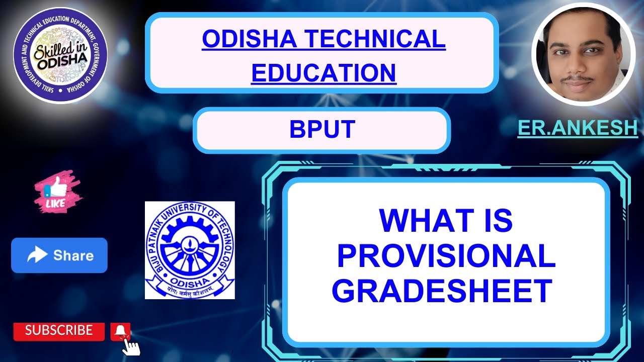 PROVISIONAL GRADESHEET UPDATE FOR BPUT STUDENTS #bput #btech #bpharma ...
